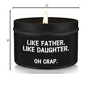 Father's Day Gifts from Daughter, Father's Day Gifts for Dad, Cool Gifts for Dads Happy Fathers Day Daddy Gift Ideas, Dad Birthday Gifts Girl Dad Gifts, Funny Dad Gifts from Daughter, Candles for Men