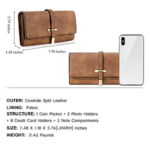 CLUCI Women Backpack Bundle with Women Wallet