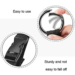 Add a Bag Luggage Strap Jacket Gripper Jacket Gripper Strap Jacket Holder Gripper Heavy Duty Heavy Duty Luggage Straps for Travel Luggage Baggage Suitcase Easy to Carry Your Extra Bags - Black