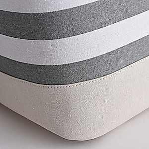 TheWarmHome Extra Large Cube Storage Bins Baskets for Organizing, Sturdy Fabric Storage Basket Cube W/Handles, Decorative Foldable Storage Baskets for Shelves Closet Nursery Toy (3 Pack 16×12×12inch)