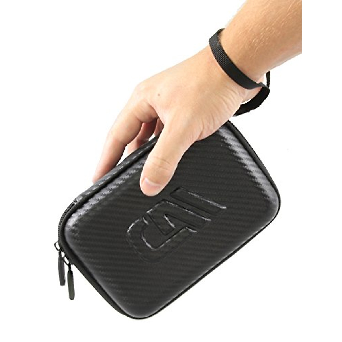 CASEMATIX Hair Clipper Guard Blade Holder Case for Barbers and Stylist Compatible with 12 Metal Andis, Oster, Wahl, Babyliss Detachable Clippers Metal Guards - Blade Storage Case Only