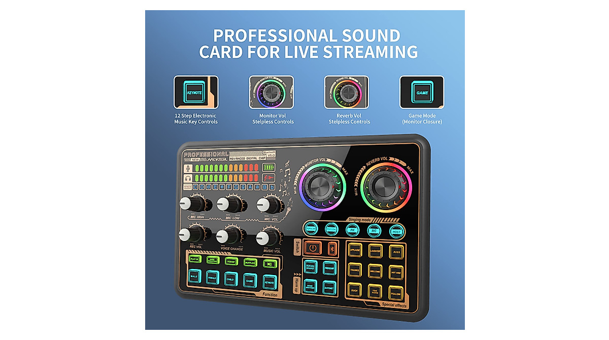 Hosabely Sound Effects Board for Live Streaming and Gaming
