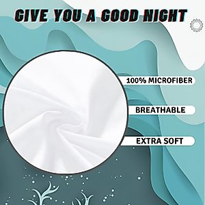 Starry Sky Sheets Twin Size, Forest Bed Sheets, Patterned Bedding Sheets & Pillowcases 3 Piece Set - Soft Microfiber Deep Pocket Fitted Sheet & Flat Sheet & Pillow Case L2-&-225