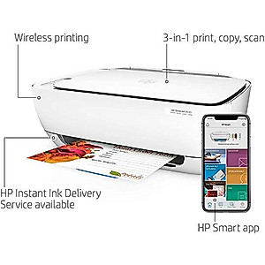 HP DeskJet 3630 Wireless All-in-One Printer, Works with Alexa (F5S57A)