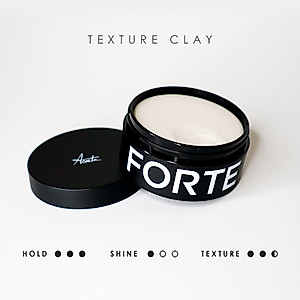 Alex Costa Hair Clay for Men by Forte Series Extreme Hold Men's with Natural Ingredients to Add Texture, Volume and Definition to Thick/Coarse Hair Premium Men's Hair Styling Products