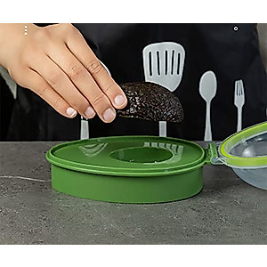 halteoly Avocado Saver Holder Food Crisper Storage Box Fruit Keeper Avocado Keeper Storage container-Keep Your Avocados Fresh for Days