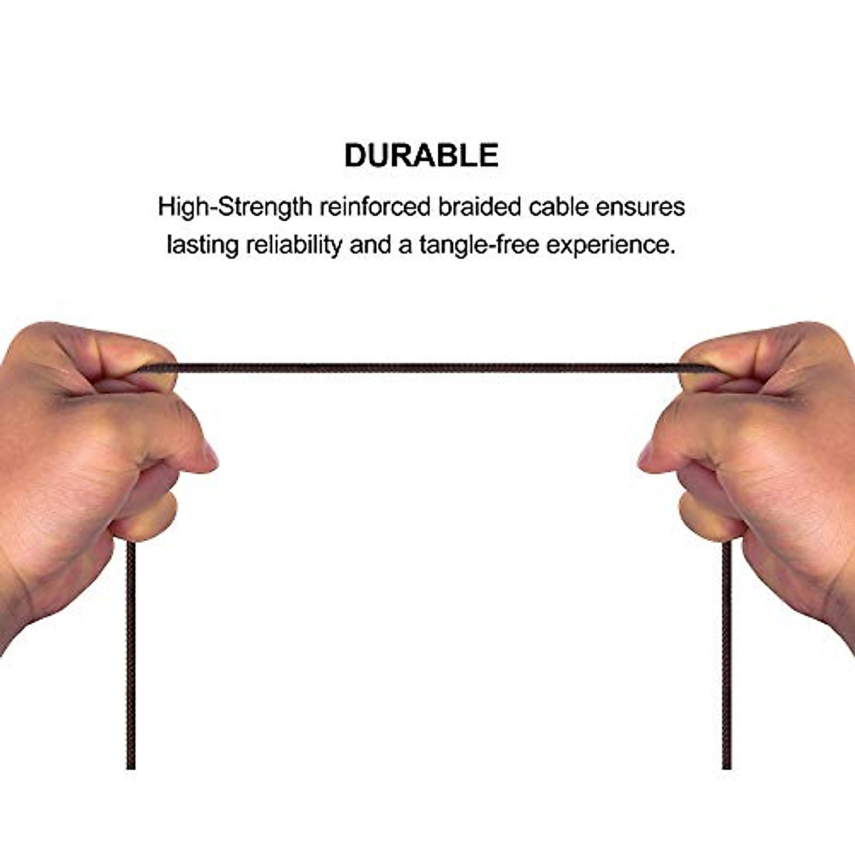 Audio Cable Replacement with in-Line Mic and Remote Volume Control - Compatible with Sennheiser HD525 HD545 HD565 HD580 HD600 HD650 Headphone and iPhone iPod ipad Apple Devices