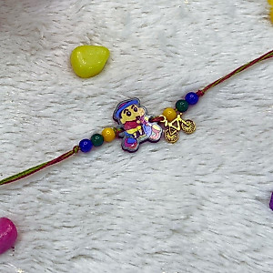 DEKORASI Shinchan Rakhi for Brother - Rakhi Thread for Bhai, Bhaiya | Raksha Bandhan Rakhi Dora Bracelet Kalwa for Bro, Sister | Indian Traditional Festival
