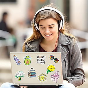 Bibonse Waterproof Vinyl Stickers for Kids Teens Home School Decor Water Bottle Computer Skateboard Walls Window and More (120PCS Vine Stickers)