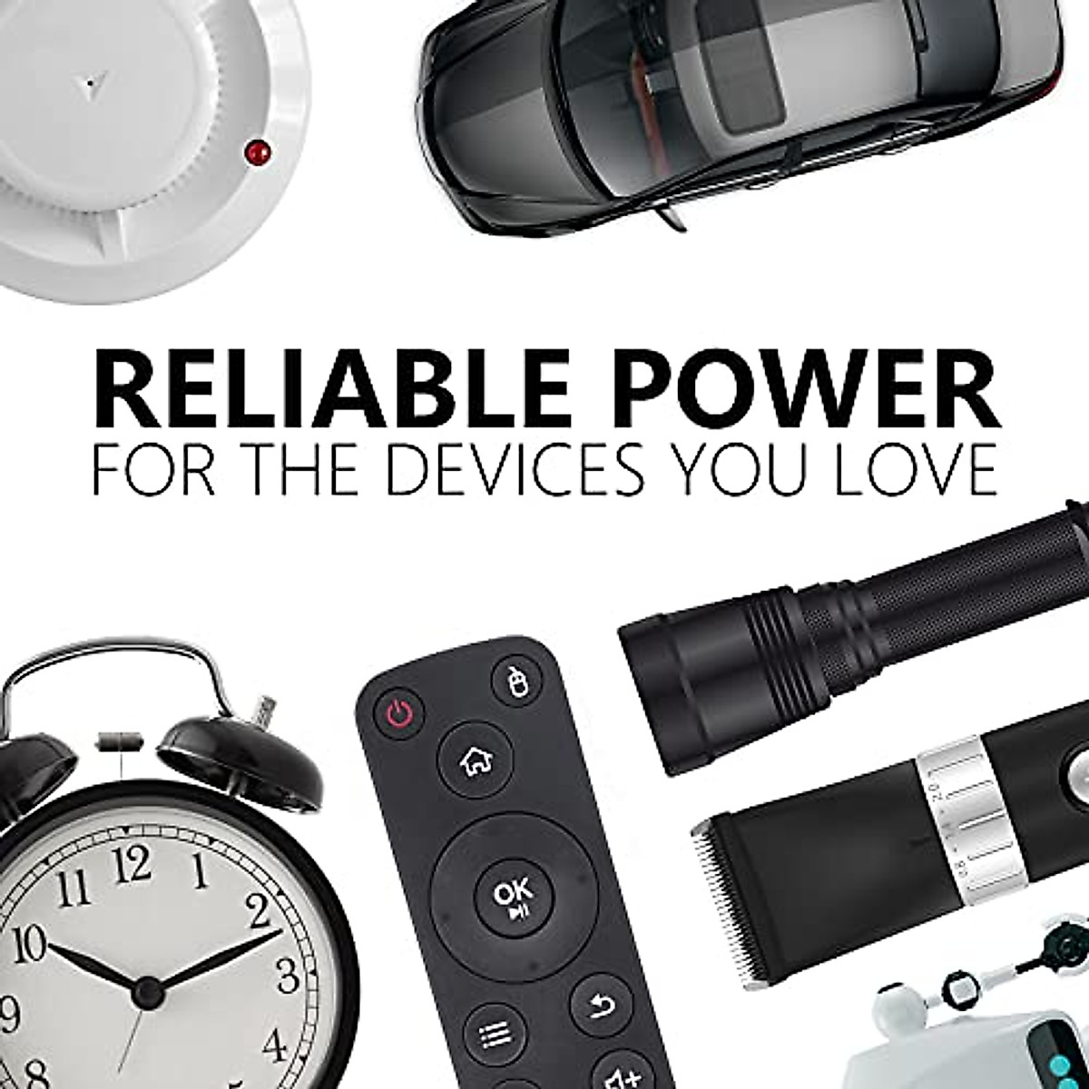 CAMVION 1.5V AA LR6 AM3 Alkaline Batteries, High Capacity Double A Batteries (24 Pack)