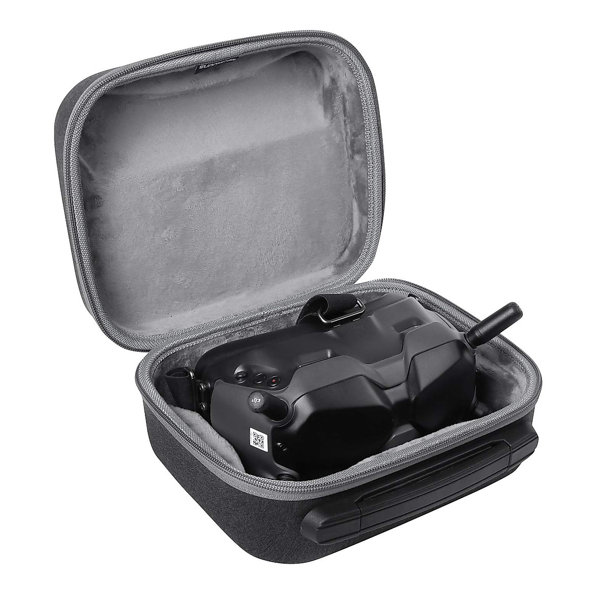 Tineer for DJI FPV Portable Carrying Case, Hard Shell EVA Carrying Case Handbag Shock-proof Scratch-proof Hard Case Storage Bag for DJI FPV Goggles V2 Accessories