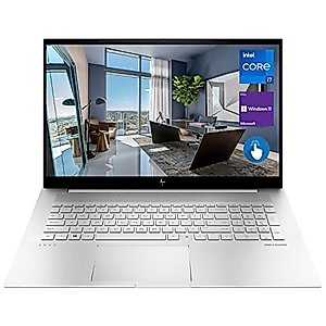 HP 2022 Newest Envy Business Laptop, 17.3" Full HD Touchscreen, Intel Core i7-1195G7 Quad-Core Processor, 64GB RAM, 2TB SSD, Backlit Keyboard, HDMI, Wireless-AX Wi-Fi 6, Bluetooth, Windows 11 Pro