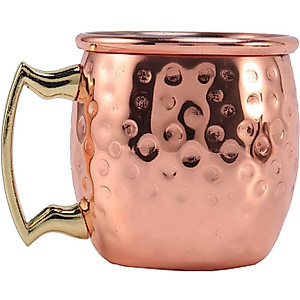 Slybar Mini 2-Ounce Stainless Steel Mug Espresso Mini Mugs Copper Plated Mugs 8