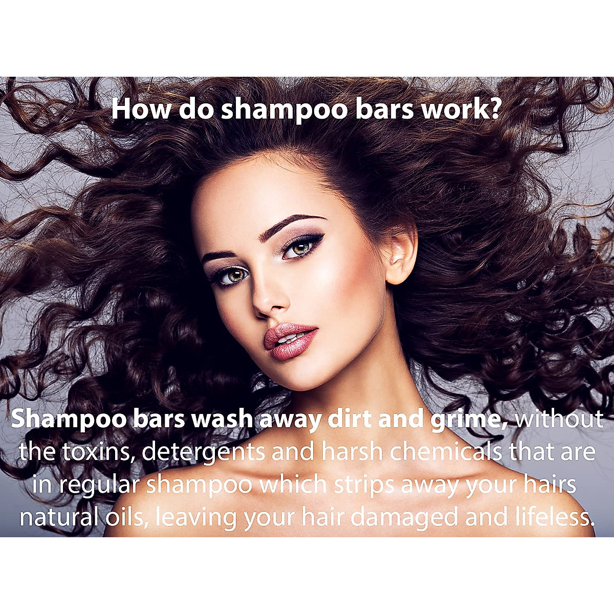 Truth & Love Beauty Lavender Lemon Shampoo Bar for Limp Oily Hair - Sustainable, Plastic Free, Eco-Friendly, Cruelty Free, Organic Natural Ingredients, Zero Waste. 3oz