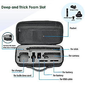 vgsion Carry Case for Insta360 One X3 and One X2, Camera Accessory Organizer