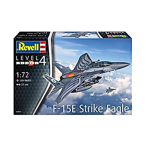 Revell 03841 F-15 Eagle Model Kit 1:72 Scale, Unvarnished