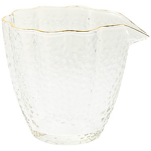 UPKOCH Glass Tea Pitcher Small Milk Tea Serving Mug Gong- - Tea Fairness Cup Clear Chinese Kungfu Teaset Cup China Gongfu Sharing Pitcher for Party