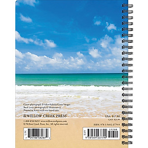Willow Creek Press Ah, The Beach! Softcover Weekly Planner 2024 Spiral-Bound Engagement Calendar (6.5" x 8.5")