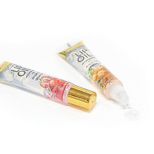 HerMINE Hydrating Lip Oil with Argan oil & Vitamin E Clear Long Lasting Nourishing Lip Oils Moisturizing Gel Multi-Packs Softening Clear Oil