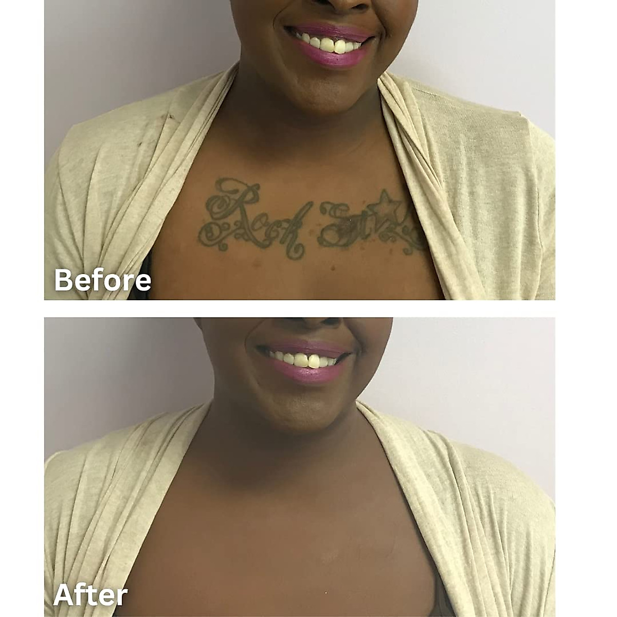 Dermaflage Tattoo Cover Up Bruise Full Coverage Concealer - Waterproof, Smudge & Sweat Proof Body Concealer Cream Palette Pro SFX - 3 Color Shades for Scars, Acne (Light Tan)