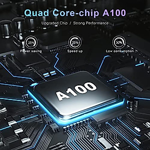 qunyiCO Android 11 Tablet 10 inch Y10 (10.1''), 2GB RAM 32GB Storage, 2MP+8MP Dual Camera, Quad-Core Processor, 1280x800 IPS HD Display Screen, Wi-Fi Bluetooth 5000mAh, GMS Certified Black