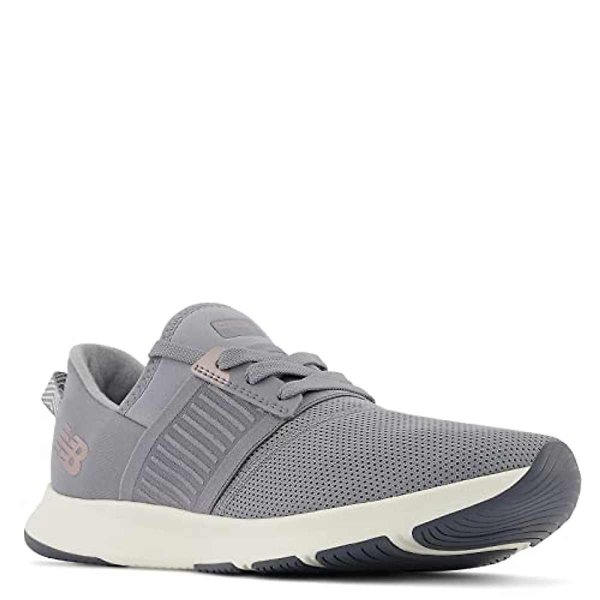 New Balance Women's Dynasoft Nergize V3 Cross Trainer, Grey/Off White, 9