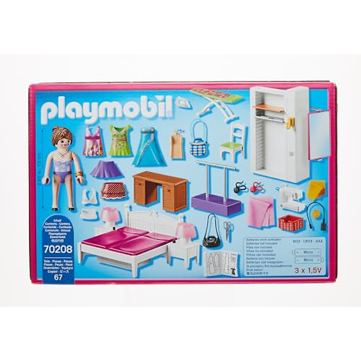 Playmobil Bedroom with Sewing Corner Furniture Pack