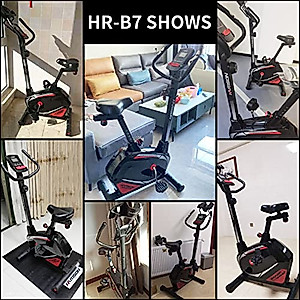 HARISON Exercise bike Stationary with 2 in 1 Table Holder, Magnetic Upright Bike Indoor Cycling Bike for Home 350 lbs Capacity (Noraml Seat)
