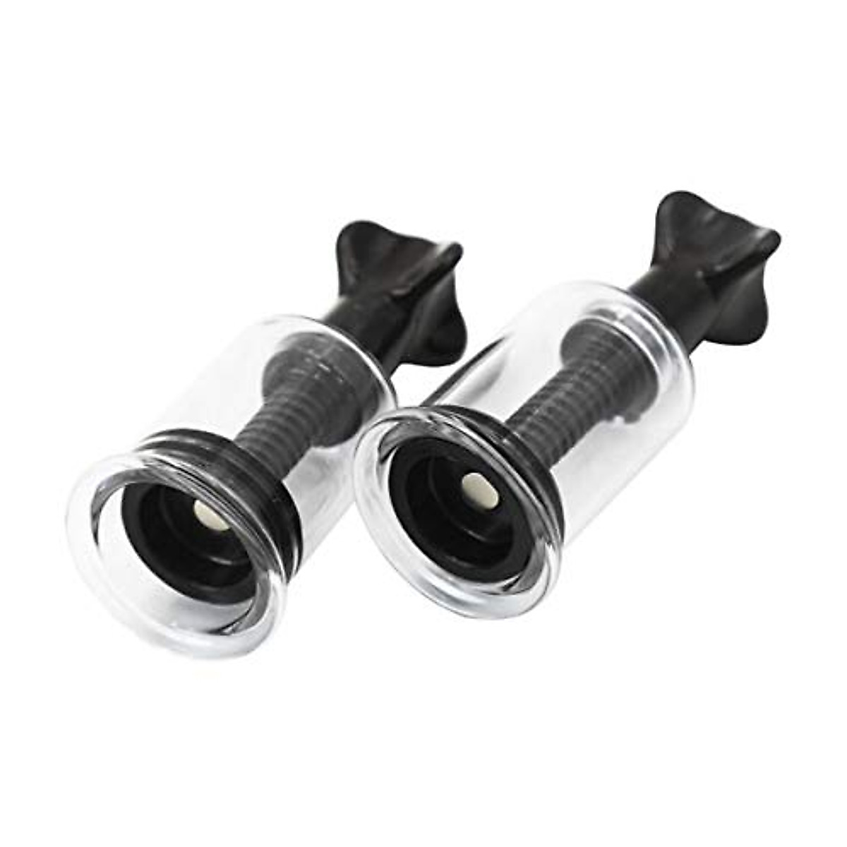 XR 2 x Nipple Corrector Cups - Nipple Inverted, Flat and Shy Nipples, Used for Breastfeeding or Women Twist & Pull Breast Pump - Made Without BPA (Black, 1.5 Inch) (NCC-WTBK-2)