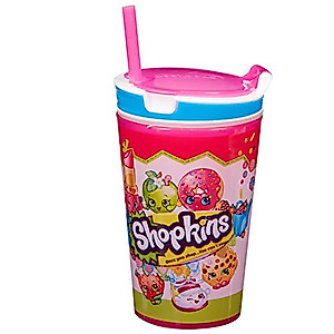 Snackeez Shopkins 2 in 1 Snack and Drink Cup