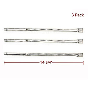 Hongso Grill Parts for Charbroil 466242815 466242716 466242715 463276016 463242716 Models, 17" Grill Grates 3 Pack Heat Plates Burner Tubes Carryover Tubes and Burner Rear Support Brace Included