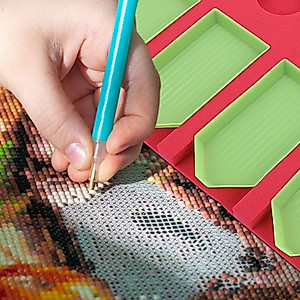 Tray Organizer Accessories Art Painting Beads Sorting Storage Containers Diamond Art Tools Kits for Glitter Rhinestones 5D Diamond Embroidery Crafts Diamond Art Tray Tower