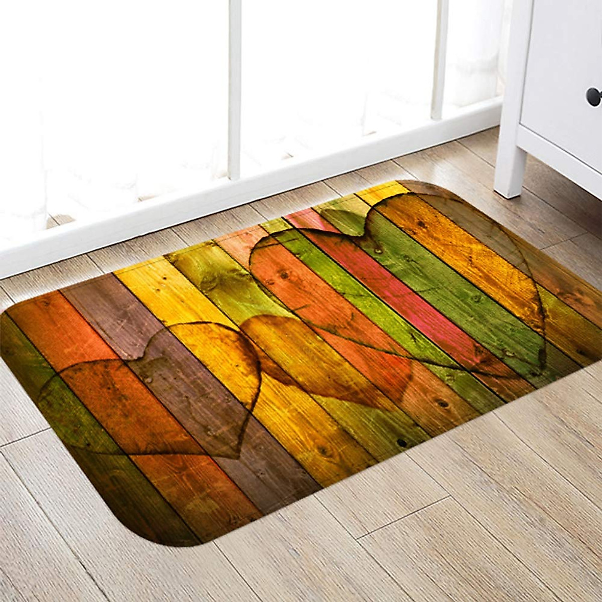 Non-Slip Floor Mat Home Doormat Carpet Kitchen Living Room Bedroom Rug Decor for Home(50 * 80CM)