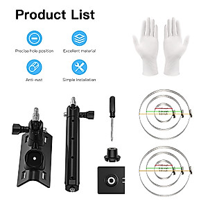 Koroao 2-in-1 Universal Pole Mount for Camera & Solar Panel Compatible with Blink Outdoor4/XT/XT2 Camera