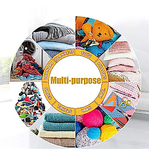 visesunny Deer Bunny Hedgehog Bear Fox Laundry Baskets Fabric Storage Bin Storage Box Collapsible Storage Basket Toy Clothes Shelves Basket for Bathroom,Bedroom,Nursery,Closet,Office