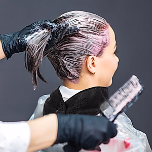 Preboun 24 Pcs Microfiber Towels - Absorbent Spa Headbands for Women, Fast Drying Salon Towel Wraps for Hair Cutting and Shampoo (Black)