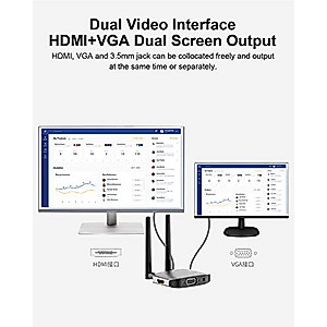 Hagibis Wireless HDMI Transmitter & Receiver Extender Kits, Full HD 1080P@60Hz 5GHz 164ft Wireless Display Dongle, Plug and Play for Streaming, Laptops, PC, Media, PS4/5 (Kits)