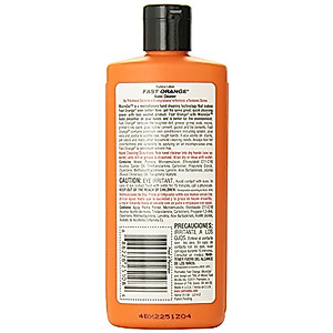 Fast Orange 25108 Pumice Lotion, Heavy Duty Hand Cleaner, Natural Citrus Scent, Waterless Cleaner For Mechanics, Strong Grease Fighter, 7.5 oz