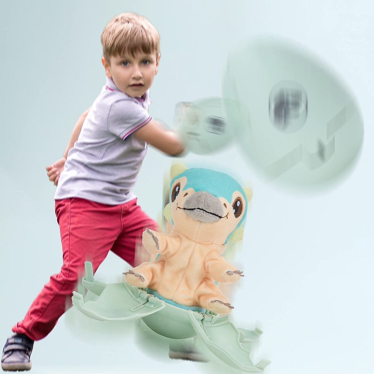 Wow! PODS Stuff Jurassic World Drop 'n Pop Dino - Bumpy | Dinosaur Egg with Pop-up Plush Toy | Official Fallen Kingdom Merchandise, Gifts and Toys for Boys and Girls, Aged 5+