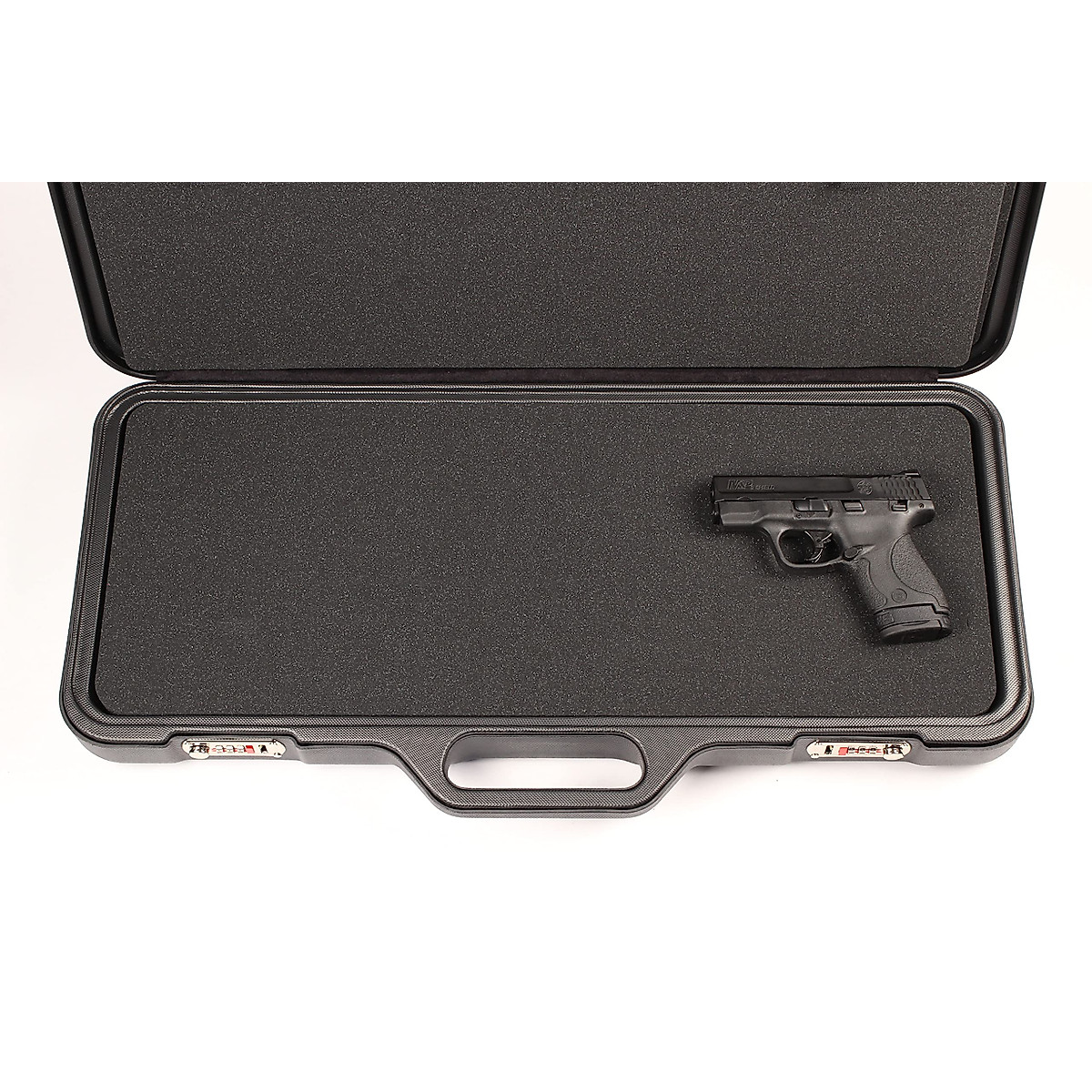 Negrini Cases 3039R/5130 Premium 2-Sided Handgun/AR Carbine Case, Black/Black