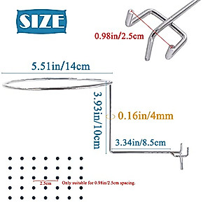 Cuyacili 3PCS Pegboard Hat Display Helmet Hat Ball Holder Motorcycle Pegboard Helmet Stand Wall Mount Holder Home Storage Rack Hat Organizer Hanger for Shop Office Yard Gardens Wall Display