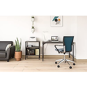 Safco Products Onyx Mesh Letter-Size Desktop Tub File 2162BL, Black Powder Coat Finish, Durable Steel Mesh Construction, Collapsible For Compact Storage, Integrated Handles