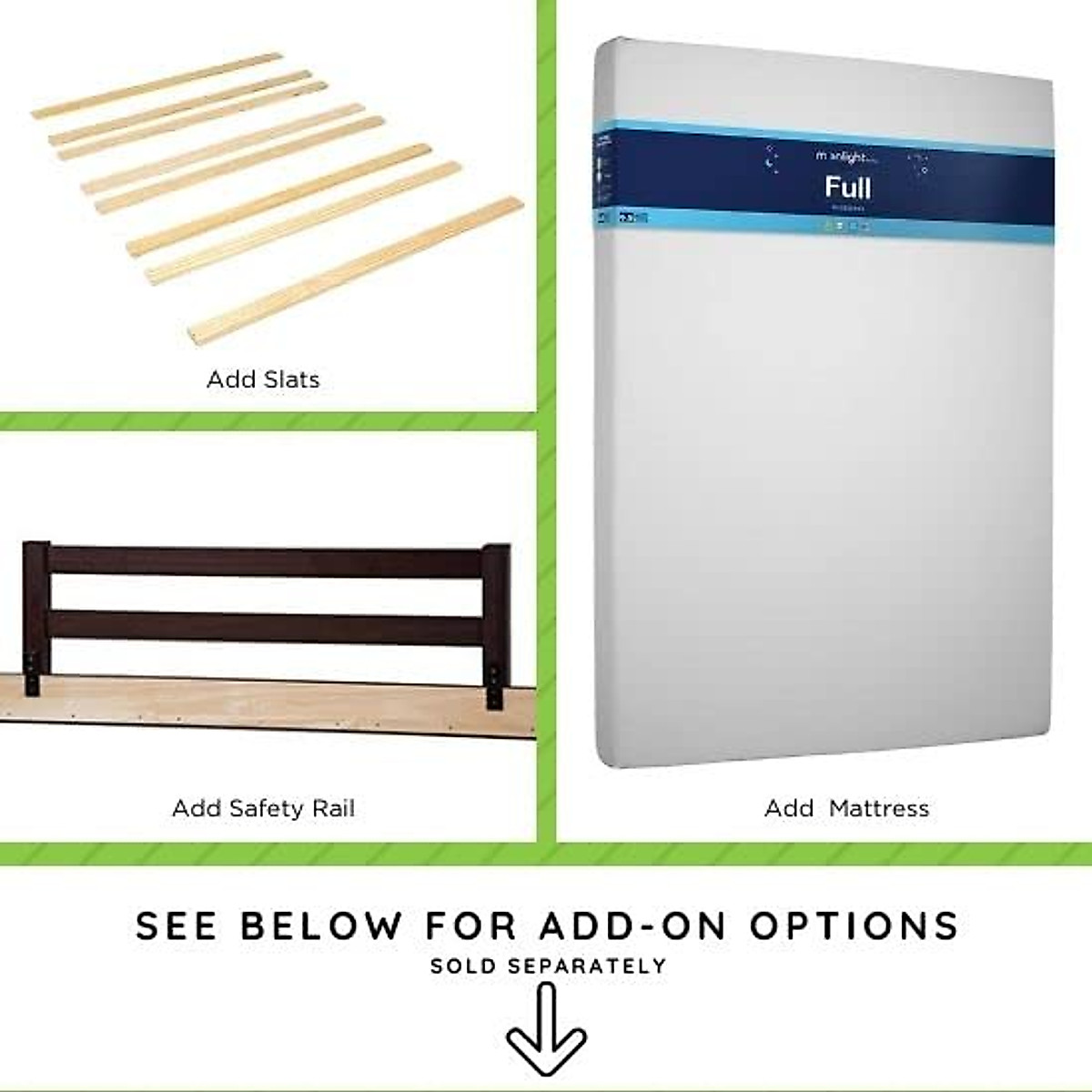 Full-Size Conversion Kit for Baby's Dream Cribs