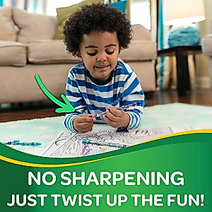 Crayola Twistables Colored Pencil Set (50ct), Kids Art Supplies, Colored Pencils For Kids, Gifts for Boys & Girls, 4+ [Amazon Exclusive]