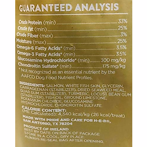 Heritage Ranch Mobility Salmon Jerky Style Dog Treat That are Grain Free for Small and Large Dogs That Help Supports Hip & Joint Wellness, One - 10oz Bag