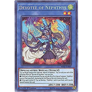 Yu-Gi-Oh! Singles - Devotee of Nephthys - HISU-EN005 - Secret Rare - 1st Edition - Hidden Summoners