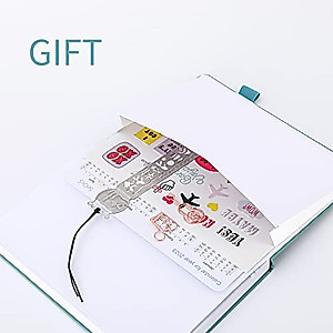 SeQeS Bullet Dotted Journal - A5 Dot Grid Notebook with pages number,160gsm Bleedproof Paper and Fabric Hardcover - Perfect for Personal Organizers, Bullet Journals, and journaling