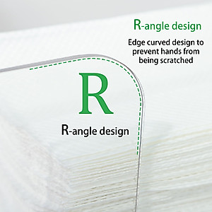 Cq acrylic Paper Towel Dispenser Countertop,Folded Paper Towel Holder,Clear Guest Towel Napkin Holder, Suitable for Z-fold,Multifold Folded Trifold C fold and Trifold Paper Towels,Pack of 1