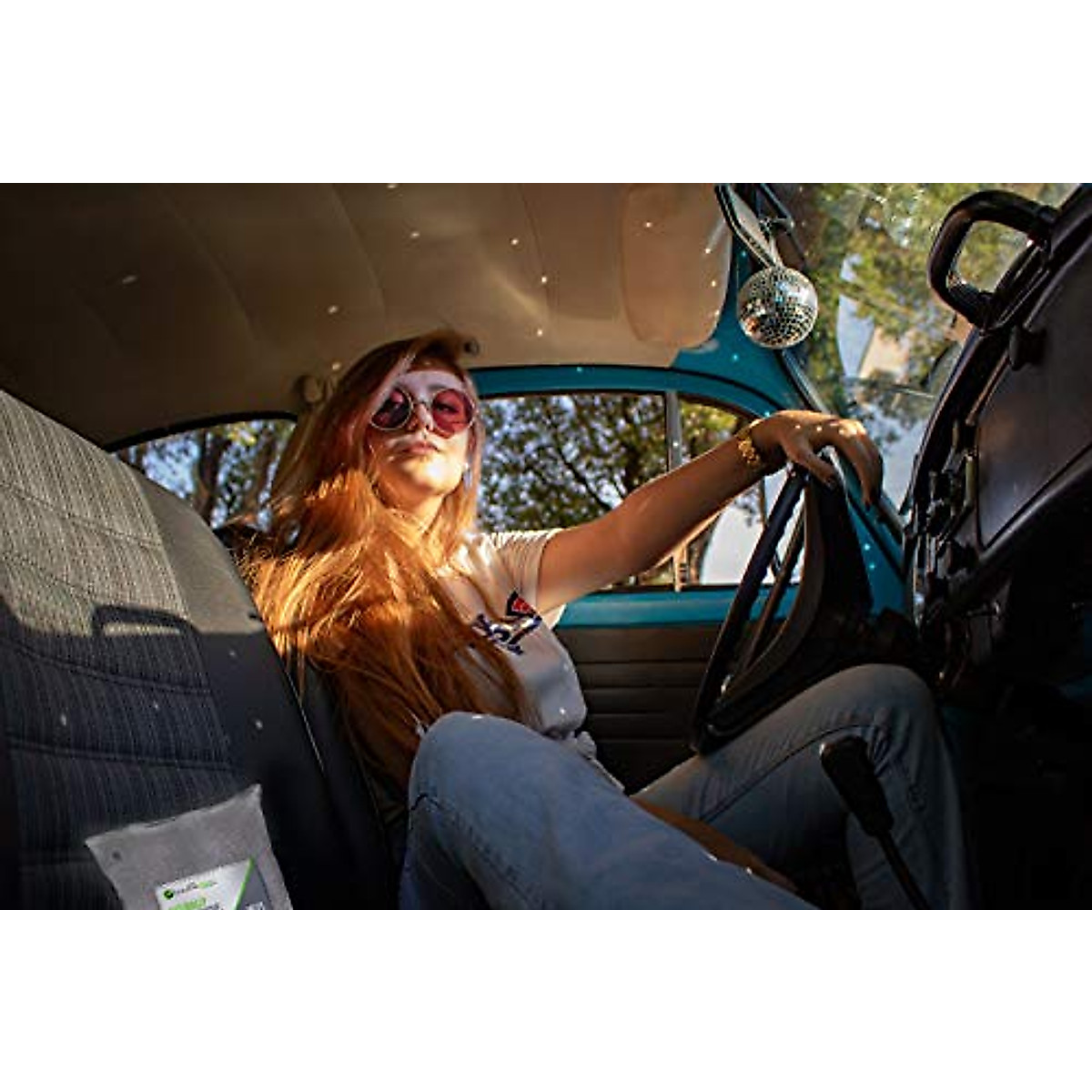 Bamboo Charcoal Air Purifying Bag For Large Spaces (1000 Gram) | Activated Charcoal Odor Absorber | Natural Air Refresher Removes Odors and Moisture | Odor Eliminator for Basement, Garage, Trucks, RV