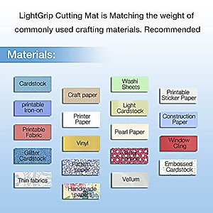 REALIKE 12x12 Cutting Mat for Cricut Maker 3/Maker/Explore 3/Air 2/Air/One(6 Mats), Variety Cut Mats Replacement Accessories for Cricut